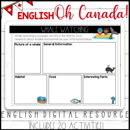 ENGLISH DIGITAL CANADA DAY ACTIVITIES - GOOGLE CLASSROOM™ - CANADIAN ...