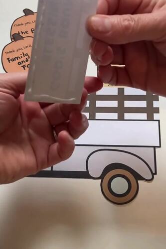 Christian Thanksgiving Sunday School Craft, Gratitude Bible Verse Activity