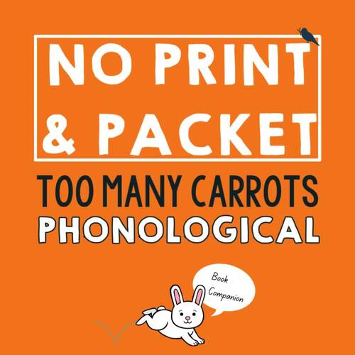 BUNDLE Too Many Carrots Speech Book Companion for Easter and Spring Themes