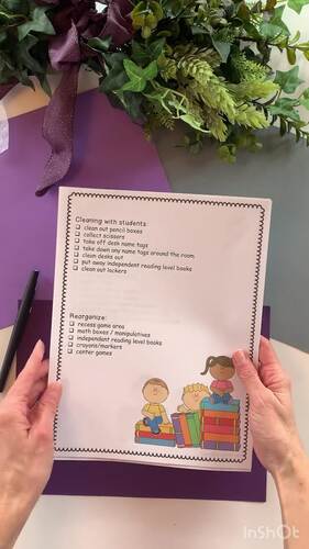 End of the School Year Checklist by BXC Creations | TPT