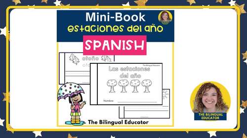 The Seasons of the Year Mini-Book in Spanish | Las estaciones del año
