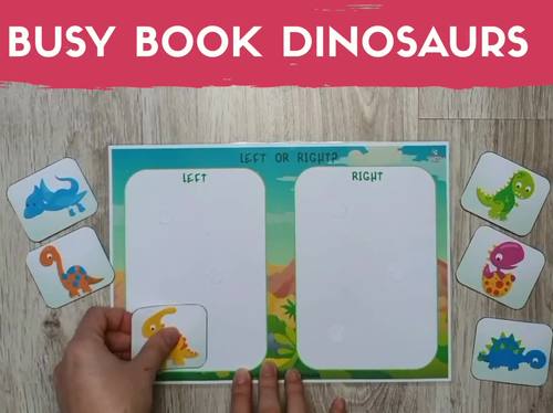 Dinosaurs Learning Binder Preschool Centers Activities Dinosaurs Busy Book
