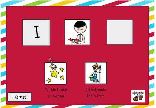 Digital Choice Boards: Music by My Teletherapy Room | TPT