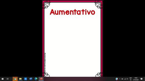 Aumentativos y Diminutivos Digital- PowerPoint- Lenguaje- Spanish Resources