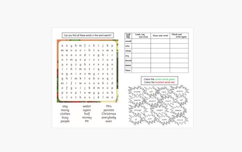 8 English Worksheets: Grammar, Vocabulary, Spelling (year 3-4, 2nd grade)
