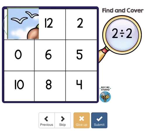 Division Boom Cards | Division Facts (Mixed 1-12) Games | #distance ...