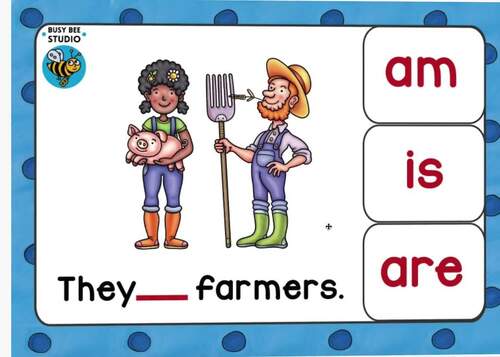 SUBJECT VERB AGREEMENT TASK CARDS PRESENT TENSE VERB TO BE ESL GRAMMAR ...