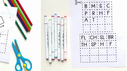 Phonics Worksheet CVC CCVC AT Family Short a Vowel Decoding Encoding ...