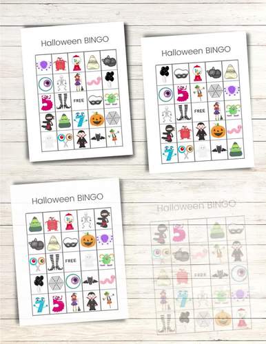 Bingo: Halloween Brain Break or Party Time by ShannonOnline | TpT