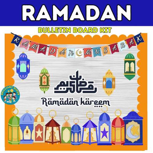Ramadan Bulletin Board kit - Ramadan Classroom Decor - Islamic Bulletin ...