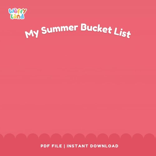 My Summer Bucket List Craft - Fun Writing Activity for Kids - Printable ...