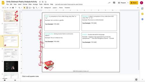Poetry Activities for Middle School: FOUR FULL WEEKS DIGITAL and PRINT