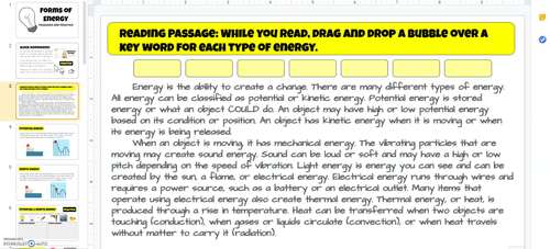 Forms of Energy (Google Slides Lesson) Distance, Virtual | TPT