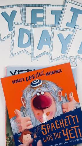 Yeti Winter Holiday Theme Day Activities Craft Writing Math Phonic Centers