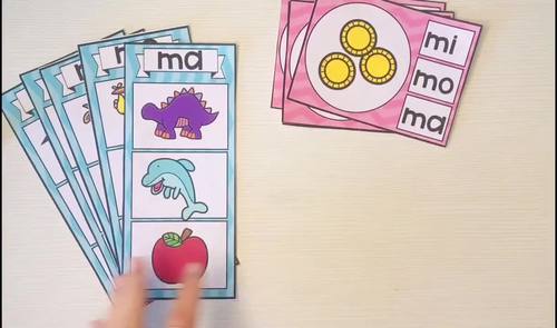 SÍLABAS INICIALES | Centros de lectura | Reading Centers in Spanish