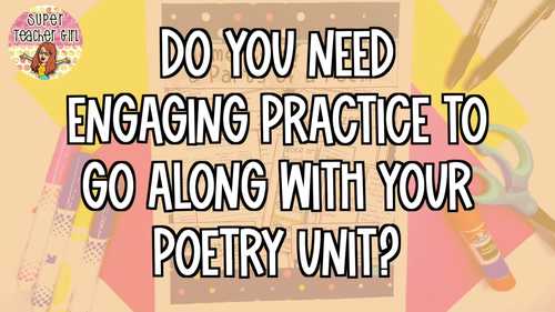 Elements of Poetry & Parts of a Poem Interactive Notebook Videos ...