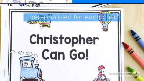 Transportation Emergent Readers by Books and Giggles | TPT