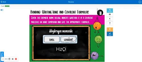 Chemistry Boom Cards: Writing Ionic and Covalent Formulas by Bazinga Brown