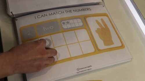Busy Book: Interactive Toddler Number Counting Sorting Center | TPT