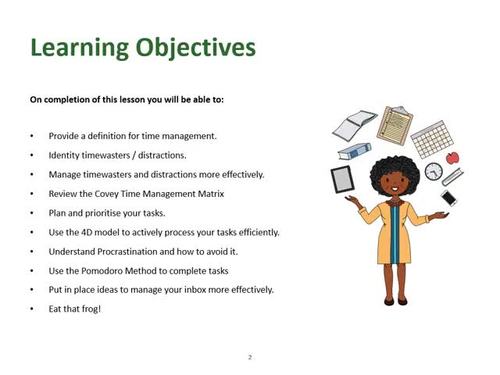 Time Management Bundle 1 for the workplace and classroom - No Prep