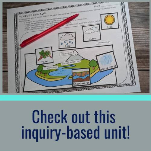Water Cycle Activities: MS-ESS2-4 Unit with Labs + Digital Escape Room