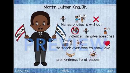 Black History Month Visual Reading Comprehension BOOM CARDS™ + PRINT ...