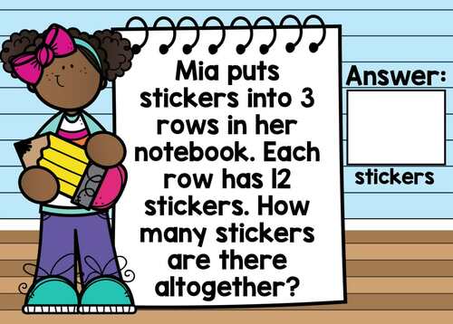 Multiplication and Division Word Problems Digital & Printable Math Task ...