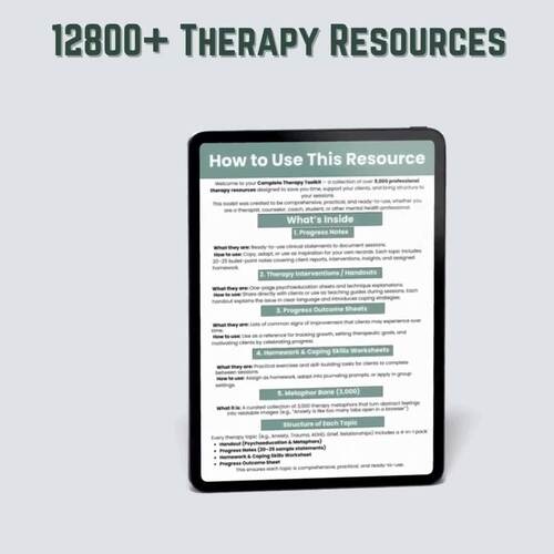 Mental Health Therapy Worksheets, Counseling Resources, Metaphors ...