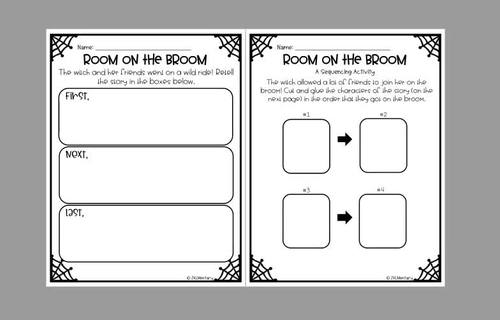 Room on the Broom Book Companion Activities | Halloween Read Aloud