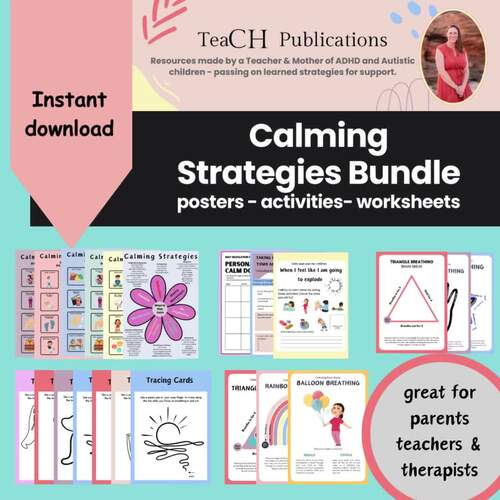 Classroom Management Calming Strategies and Tools Bundle - Classroom ...