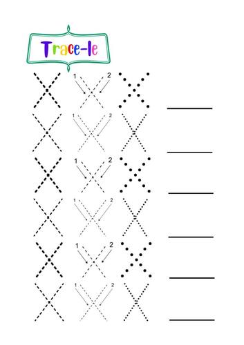 Toddlers Curriculum | French Letter "X" Activities by Brainstorm Preschool