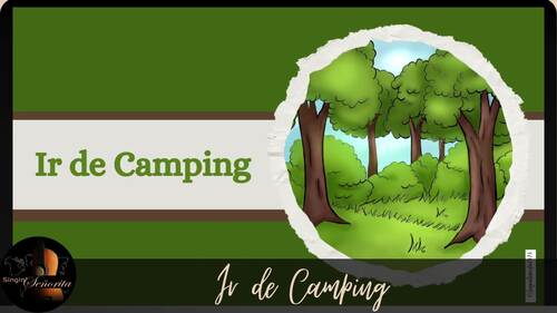 Ir de Camping PowerPoint Lesson by SinginSeñorita | TPT