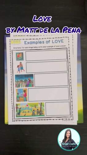 LOVE Picture Book: SEL Read Aloud Activities, Positive Affirmations ...