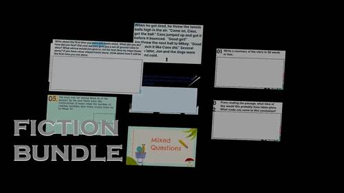Fiction Reading Passages and Comprehension Questions PowerPoints Bundle