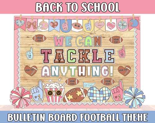 Back to School Sports Bulletin Board | Teamwork Theme Classroom Door ...