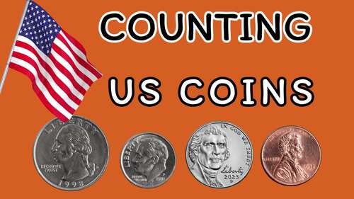 Identifying & Counting Coins Worksheets US Coins Money Kindergarten ...