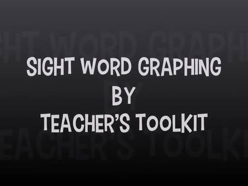 Sight Word Practice | Graphing Activity | Math Center | First Grade