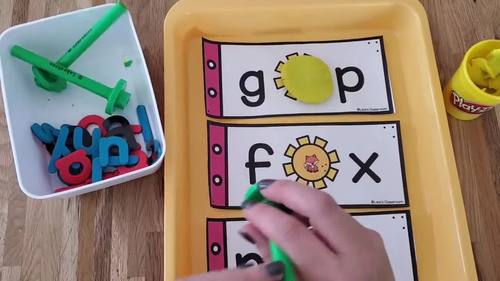 SUMMER Missing Sound CVC SMASH Cards - Morning Work Tubs, Centers