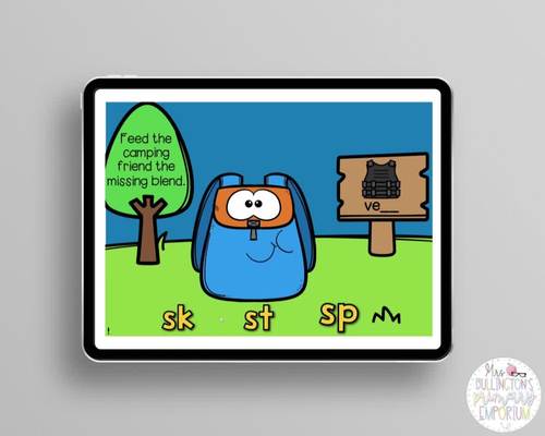 Final Blends Phonics Activity S Blends Boom Cards by The Primary Emporium