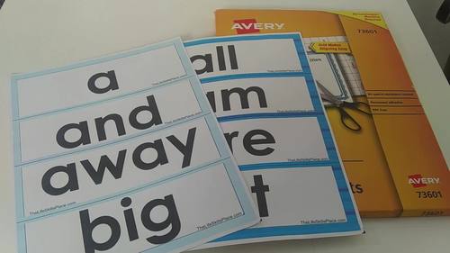 Pre-K Sight Word Cards and Activity Pack by The Life Skills Paper Place