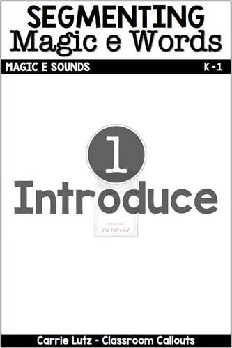 Segmenting CVCe Words | Sound Boxes Magic e Words | TpT