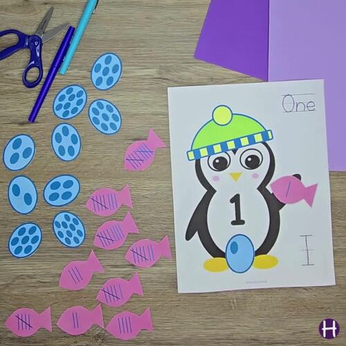 Penguin Number Matching by HH Fun and Learning | TPT