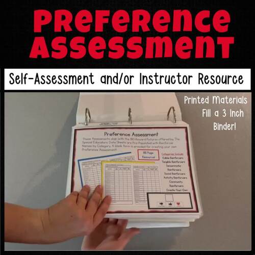 Preference Assessment - Everything you Need! by The Special Educators