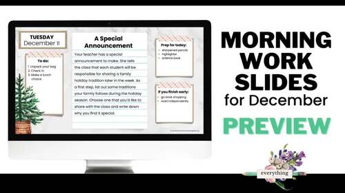 Morning Work Warm Ups - Daily Bell Ringer Activities for 3rd 4th 5th ...