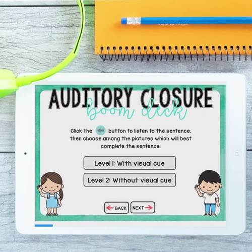 NO PRINT NO PREP | Auditory Closure Boom Deck | With Deck by Little Beacon