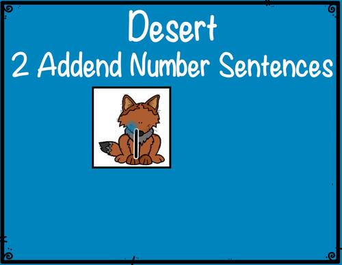 Desert Themed 2 Addend Addition & Subtraction With Ten Frames | TPT