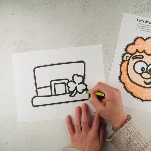 St. Patrick’s Day Leprechaun Craft | Preschool & Kindergarten Art Project