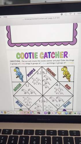 Kindergarten Math Centers Year Long Bundle by Enlightening ELLs | TpT