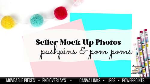 Seller Mock Up Photos Kit - Canva Links, JPG Photos, Movable Images ...