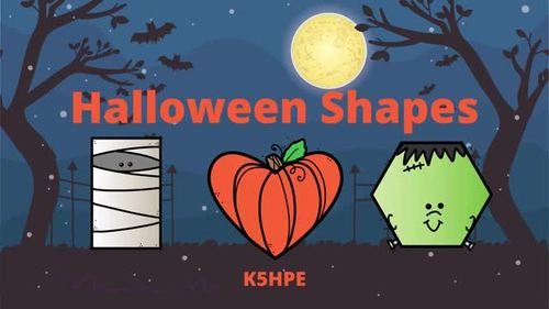 Halloween Shapes, Math, Geometry, Video and SLIDES!! | TPT